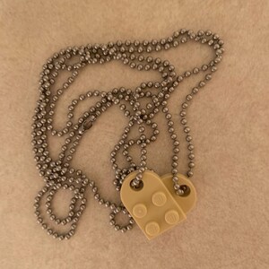 Lego Brick Heart Necklace - Etsy