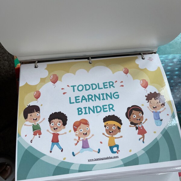 Preschool Binder, Busy Book Printable, Learning Activities for Kid ...