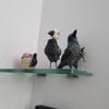Standing Simple Crow "blind Box" Polymer Clay Miniature Hand Sculpted ...