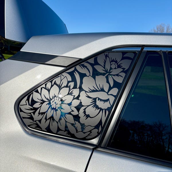 Fits 2019-2024 Subaru Forester Rear Side Windows American Flag Mountain ...