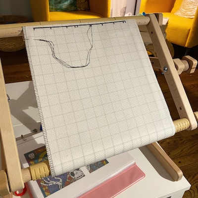 Needlework Table and Lap Hands-free Stand With Adjustable Frame Made of ...