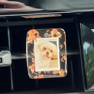 Mini Personalized Resin Photo Car Vent Clip, Anniversary/couples Gift ...