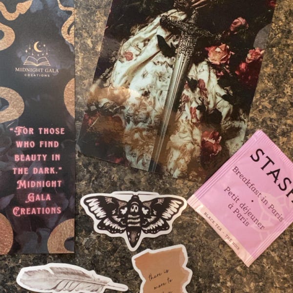 Romantasy Kindle Insert: Laminated Fantasy Era Design + Stickers - Etsy