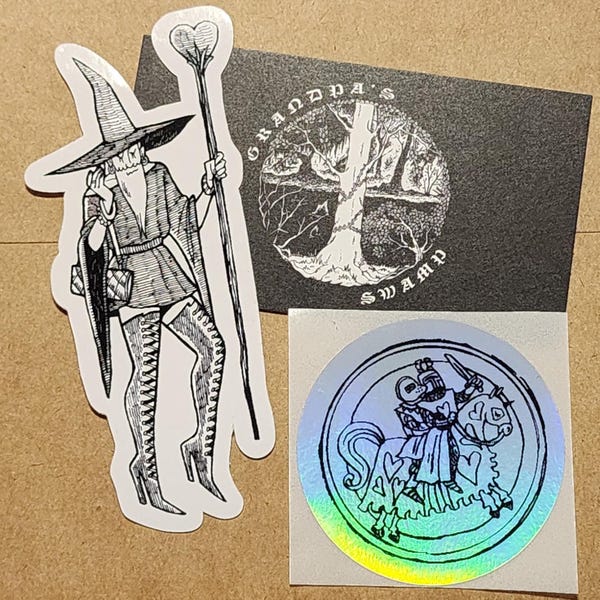 Cunty Wizard Sticker - Etsy