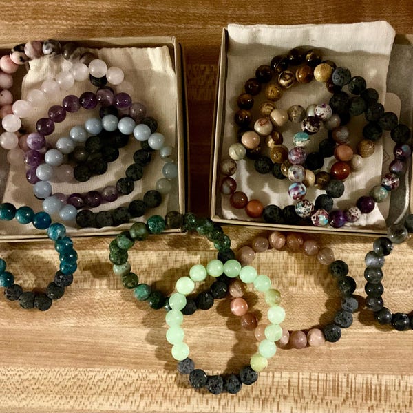 Essential Oil Bracelet, Spiritual Gift, Yoga Gift for Her, Healing ...
