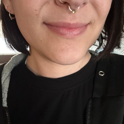 Moonstone Conch Hoop Gold Filled, Conch Ring in 16 Gauge, 18 Gauge, 20 ...