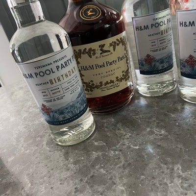 PRINT AT HOME: Pink Whitney Custom Sticker Label Digital - Etsy