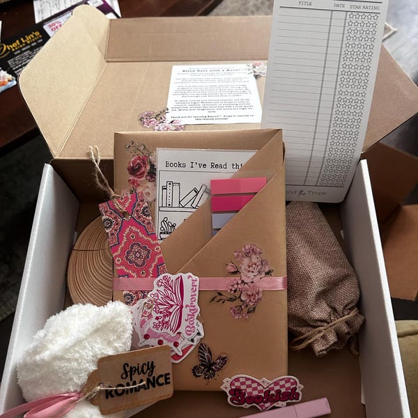 Personalized Blind Date With a Book Gift Box Mystery Gift for Book ...