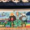 Large Busy Board for Toddler With Green Fields and Grey Mountains ...