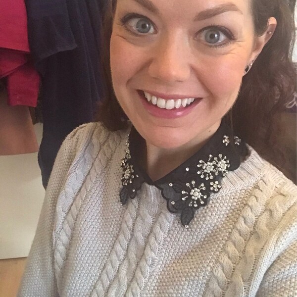 Vintage Look Gold Woven Lace Collar,peter Pan Collar in Gold,delicate ...