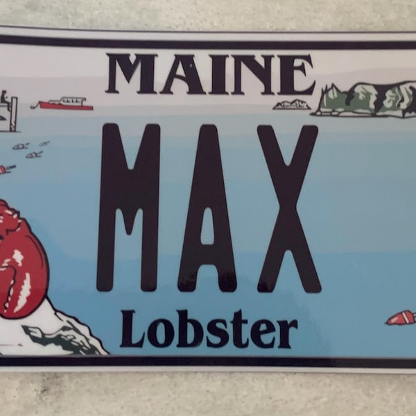 Custom California License Plate Sticker - Etsy