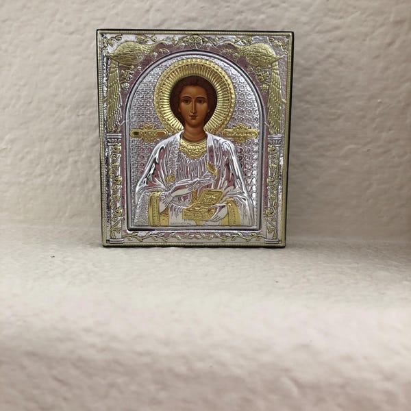 Virgin Mary of Sorrows Silver Christian Orthodox Icon / Greek / Handmade - Etsy