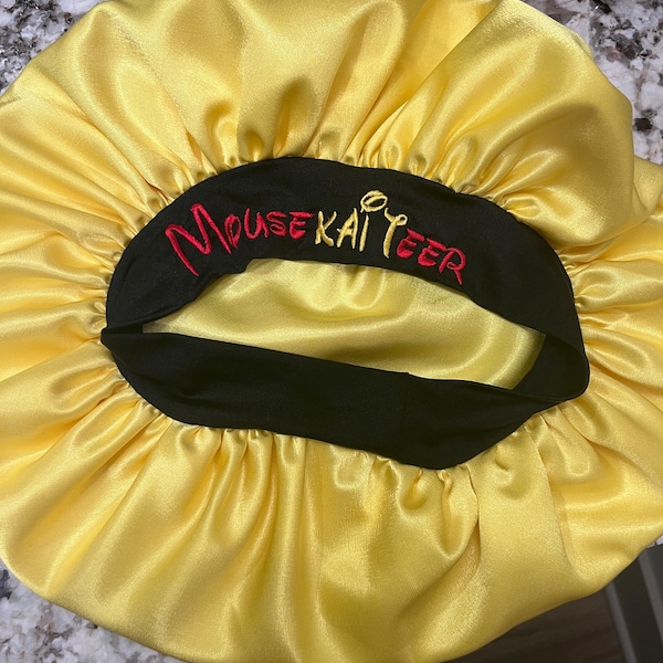 Custom Embroidered/satinlined/hair Bonnet/personalized W/name/teen ...