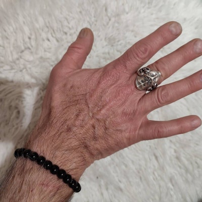 Handmade Greek Mythology Ring, Antique Greek Olympus Gods Statue Ruins ...