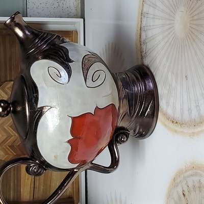 Unique Teapot, Rustic Earthenware Tea Maker, Art Pottery Kettle, Quirky ...