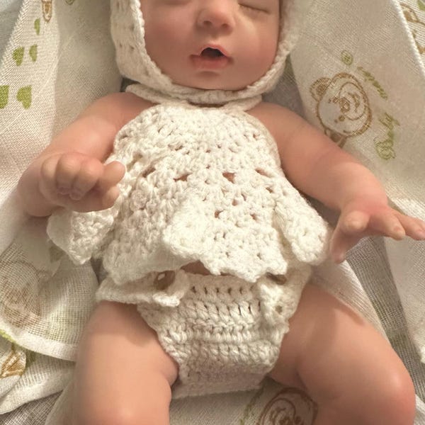Reborn Baby Girl Doll Ashanti Full Body Solid Silicone, 34cm Mini ...