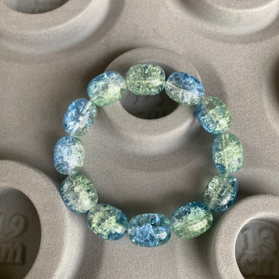 Djade-new Certified Natural Yellow Grade A Jadeite Jade Beaded Bracelet ...