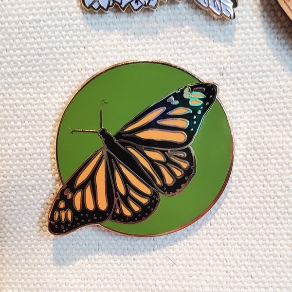 Butterfly Enamel Lapel Pin - Etsy