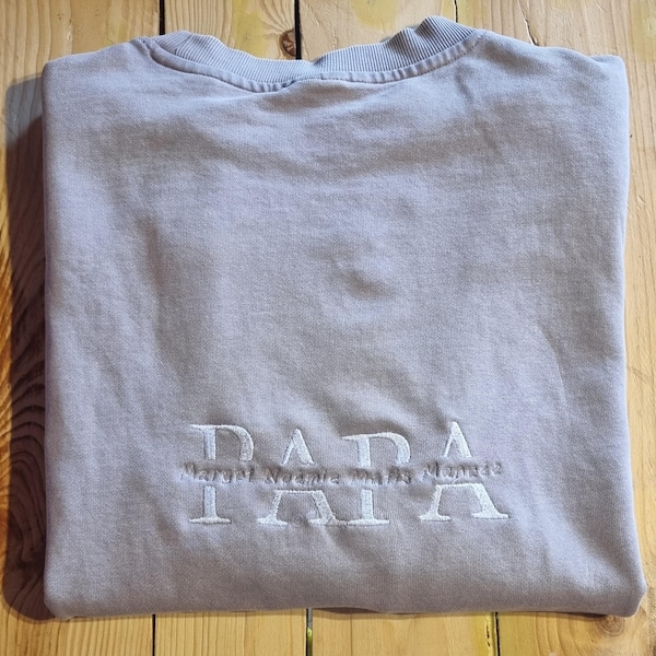 Dad Monogram Embroidery Design, Daddy Embroidery, Papa Monogram ...