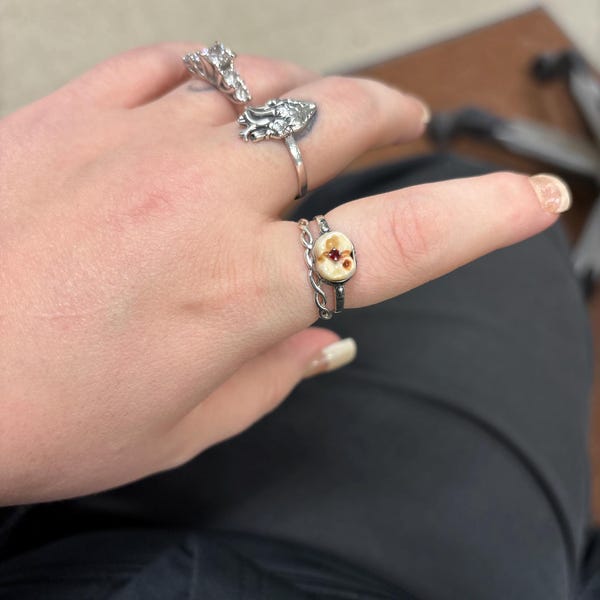 Trio Teeth Adjustable Ring - Etsy