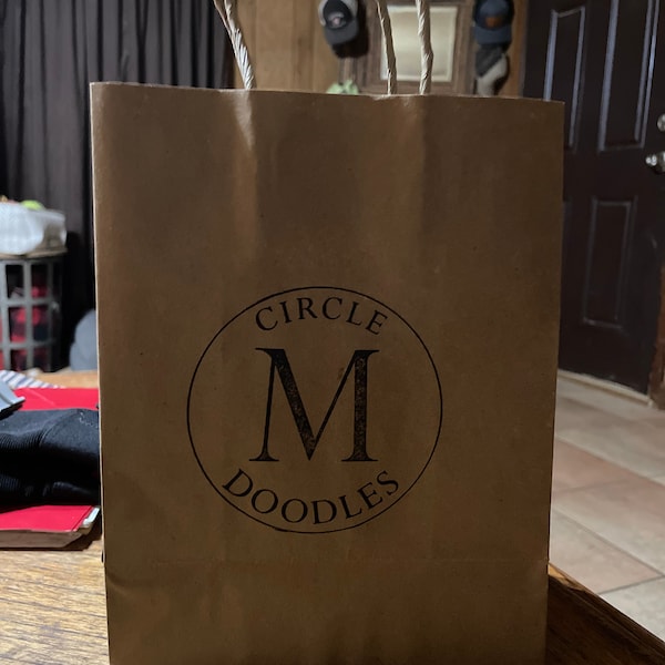 Custom Packaging Stamp, Gift Bag Stamp, Custom Stamp With Logo ...