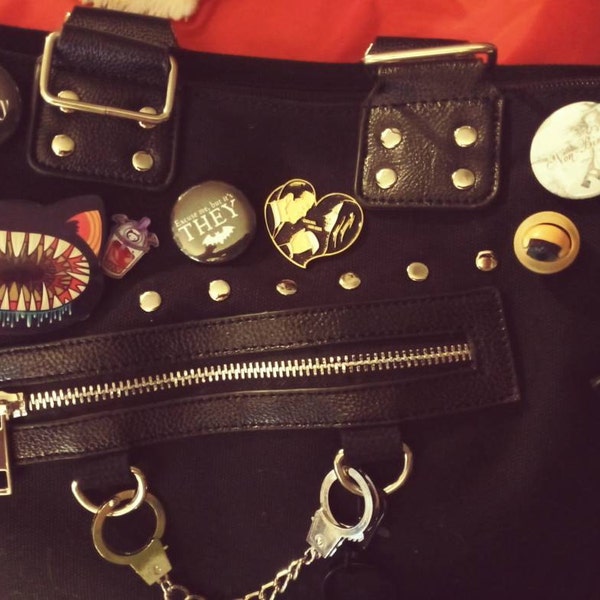 Satanic 4 Pin Button Set Rainbow 90s Baphomet Beelzebub Leviathan ...