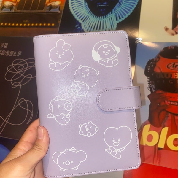 A5 Macaron Binder | Macaron Photocard Binder | Pastel Photocard Binder ...