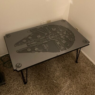 Hand Made Carved Table Tops, Star Wars and Marvel Themes, Look Great ...