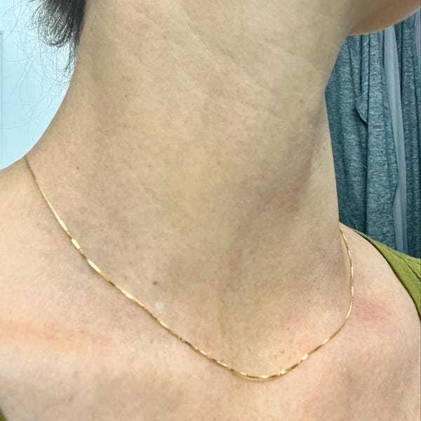 Delicate Chain, Layering Necklace, Simple Chain Necklace, Choker ...
