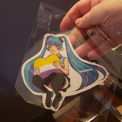 LGBT Pride Hatsune Miku Stickers - Etsy