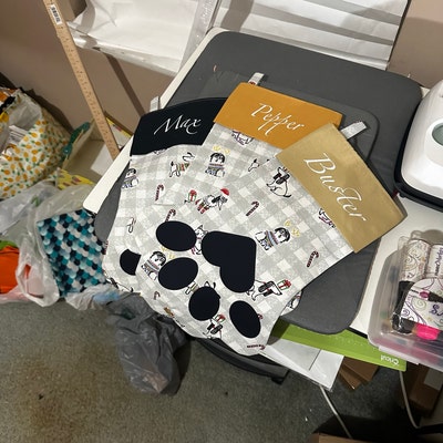 Animal Paw Stocking Sewing Pattern & Tutorial Christmas Holiday Easy ...