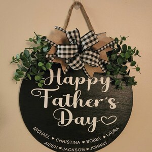 Address Round Wooden Door Hanger Sizes House Number Street - Etsy