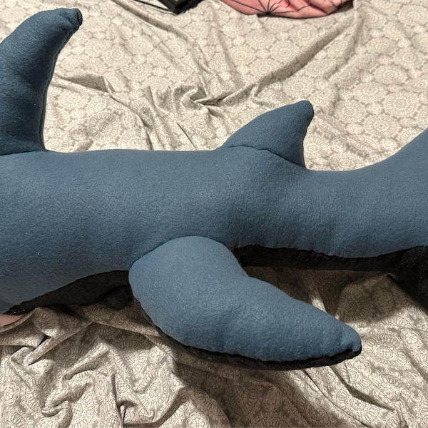 Floppy Shark Fish Tail Pattern (digital Pdf/tutorial, A4/ANSI Letter ...