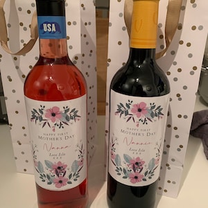 Personalised Thank You Teacher Wine Bottle Label/sticker Gift - Etsy UK