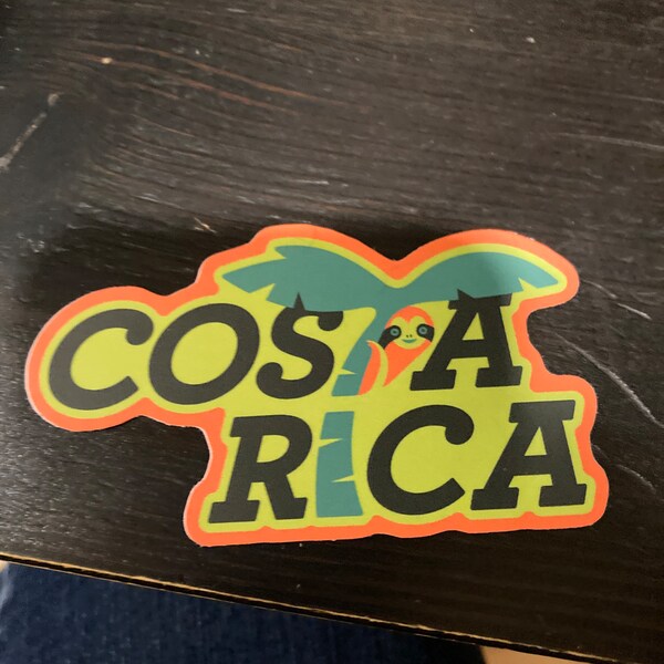 Costa Rica Sticker - Etsy