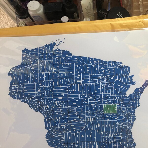 California County Map - Hand Drawing - Etsy