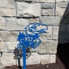 Kansas University Jayhawks KU Garden Decor Outdoor Decor Sign NCAA Lawn ...