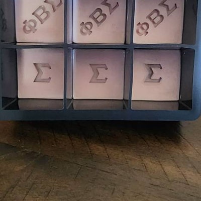 Monogram Whiskey Ice Cubes, Personalized Ice Mold, Custom Silicone Ice ...