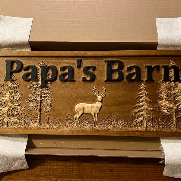 Custom Wolf Gift | Wolf Wall Art | Personalized Wood Wolves Sign ...