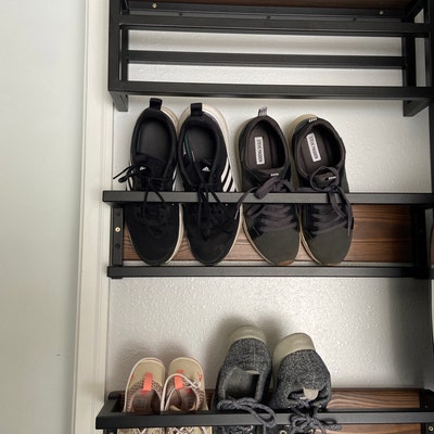 Entryway Wall Mount Metal Shoe Rack Industrial Schuhregal - Etsy