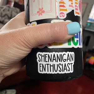 Shenanigan Enthusiast Laptop Stickers, Funny Stickers, Sarcasm Laptop ...