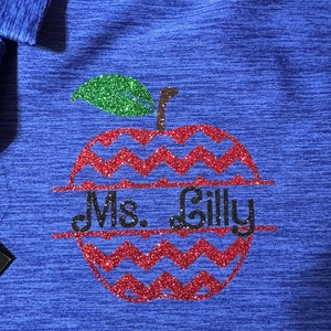 Apple SVG, Chevron Apple Svg, Apple Monogram Svg, Teacher Svg File ...