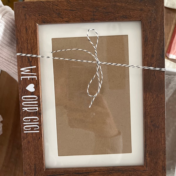 We Love Our Gigi Picture Frame Gift, Gift From Grandkids, Picture Frame ...