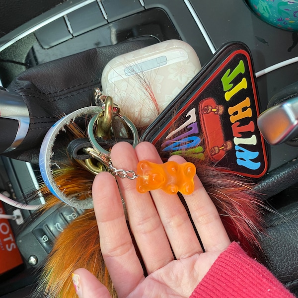Super Realistic Big Gummy Bear Key Chain - Etsy