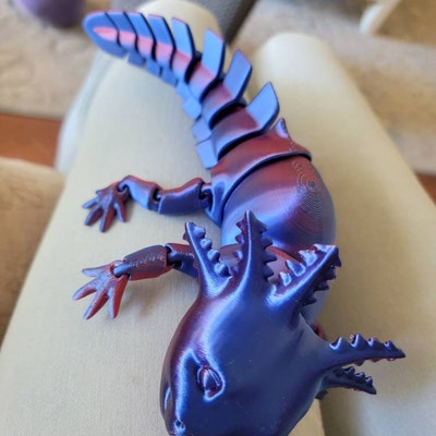 Robolotl Robot Axolotl Digital .STL File for 3dprinting, Articulated ...
