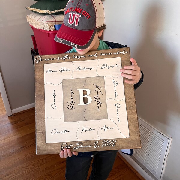 Unity / Family Puzzle, Blended Family, Unity Alternative, Wedding Puzzle, Puzzle - Various ...