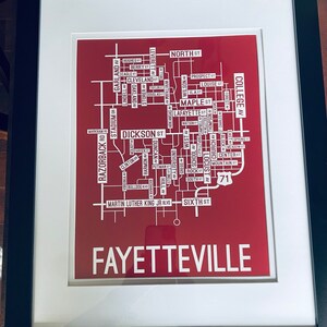 Eugene, Oregon Street Map Screen Print - Etsy