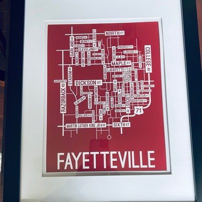 Eugene, Oregon Street Map Screen Print - Etsy