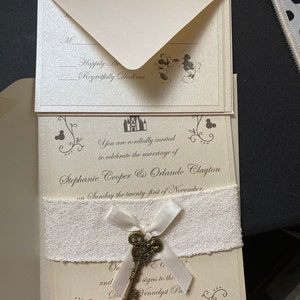 Princess and the Frog Wedding Invitation Set Sample - Etsy