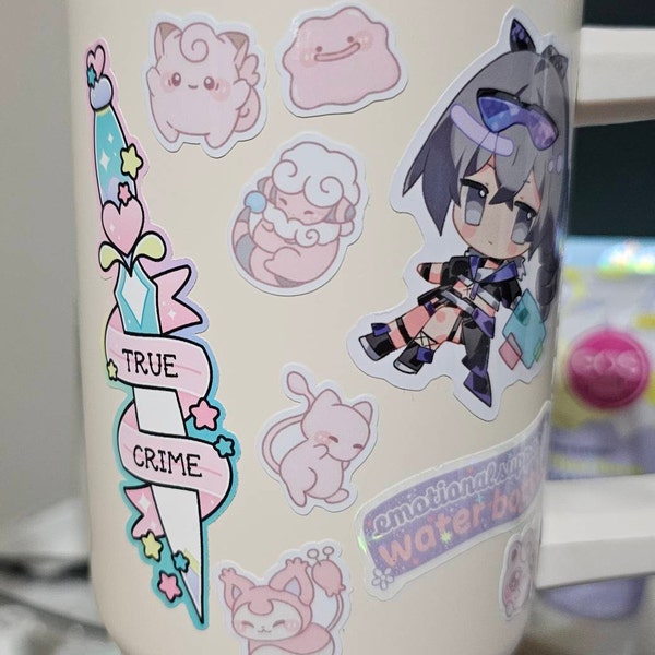 I'll Be Right Back, Horror Halloween Y2K Holographic Sticker - Etsy